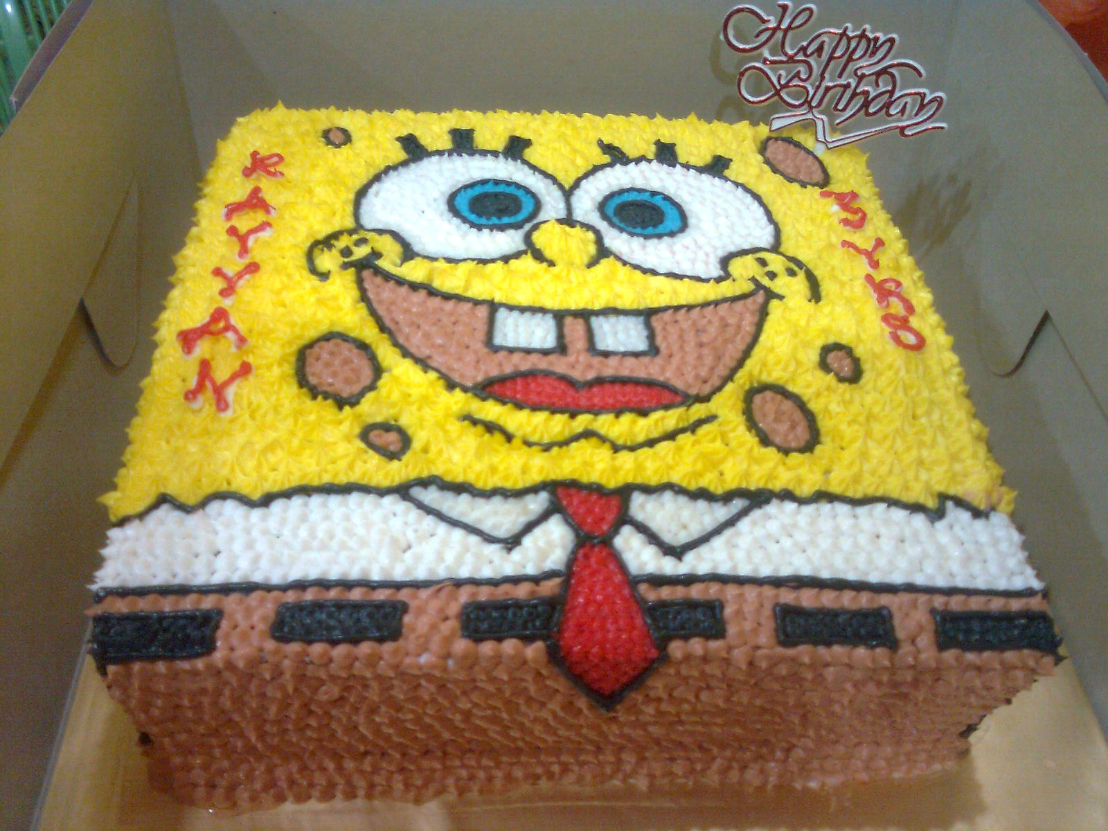 FEINAZCAKESHOUSE: Kek Spongebob (KBC 251)