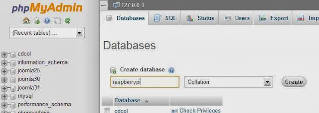 Raspberry Pi Easy: How to use database MySQL with Raspberry Pi