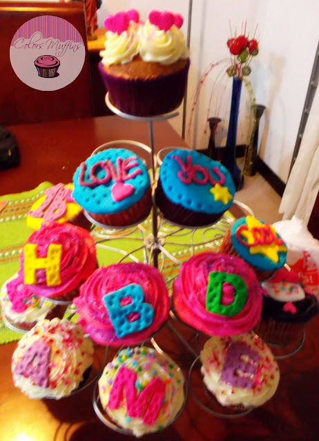 Colors Muffins: Muffin de Cumpleaños