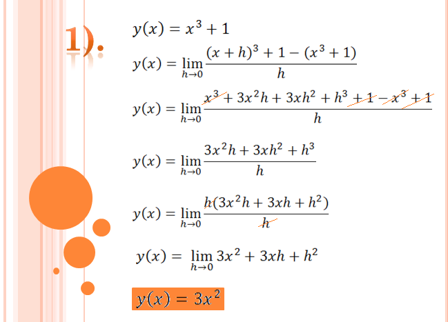DERIVADAS MATEMÁTICAS