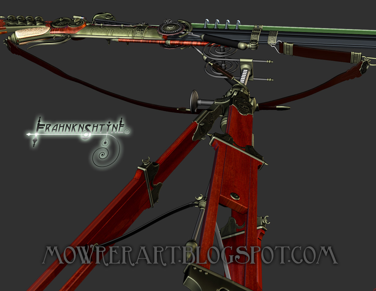 Mowrer Art Steampunk Frankenstein and more: Steampunk Aether Rifle on ...