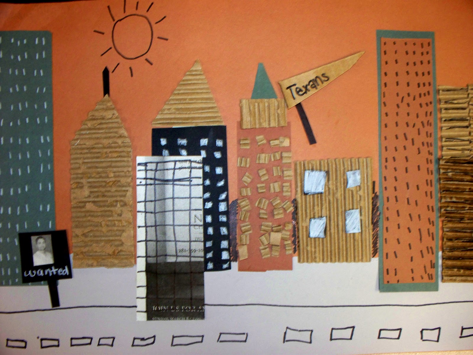 Creating Art: Cityscape Collages