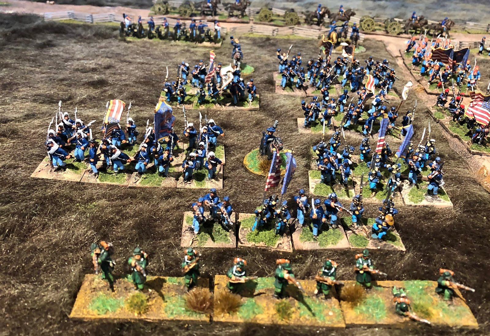 wargaming in 28 mm and sometimes smaller: My ACW Collection
