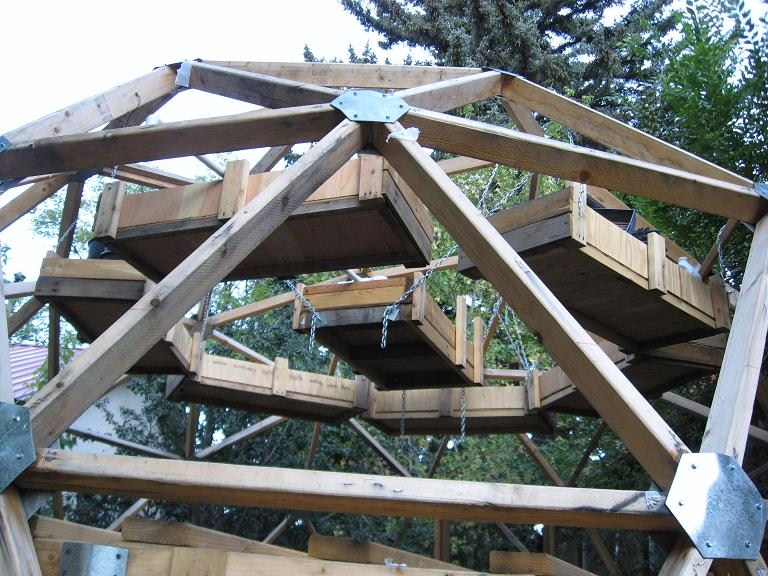 Bicycle Kitchen: Aquaponic Geodesic Dome Green House