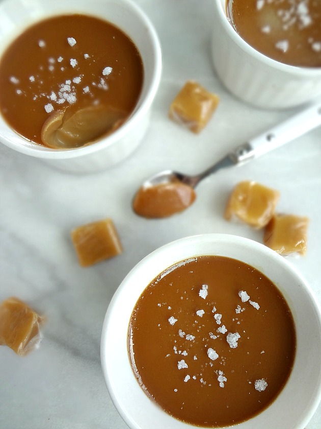 The Cooking Actress: Salted Caramel Pots de Crème