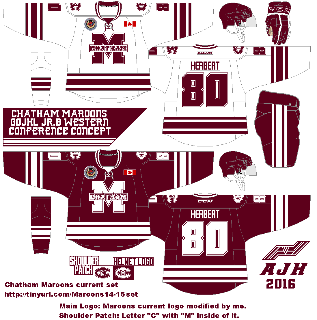 AJH Hockey Jersey Art: AJH HJA 5th anniversary countdown: Chatham Jr.B ...