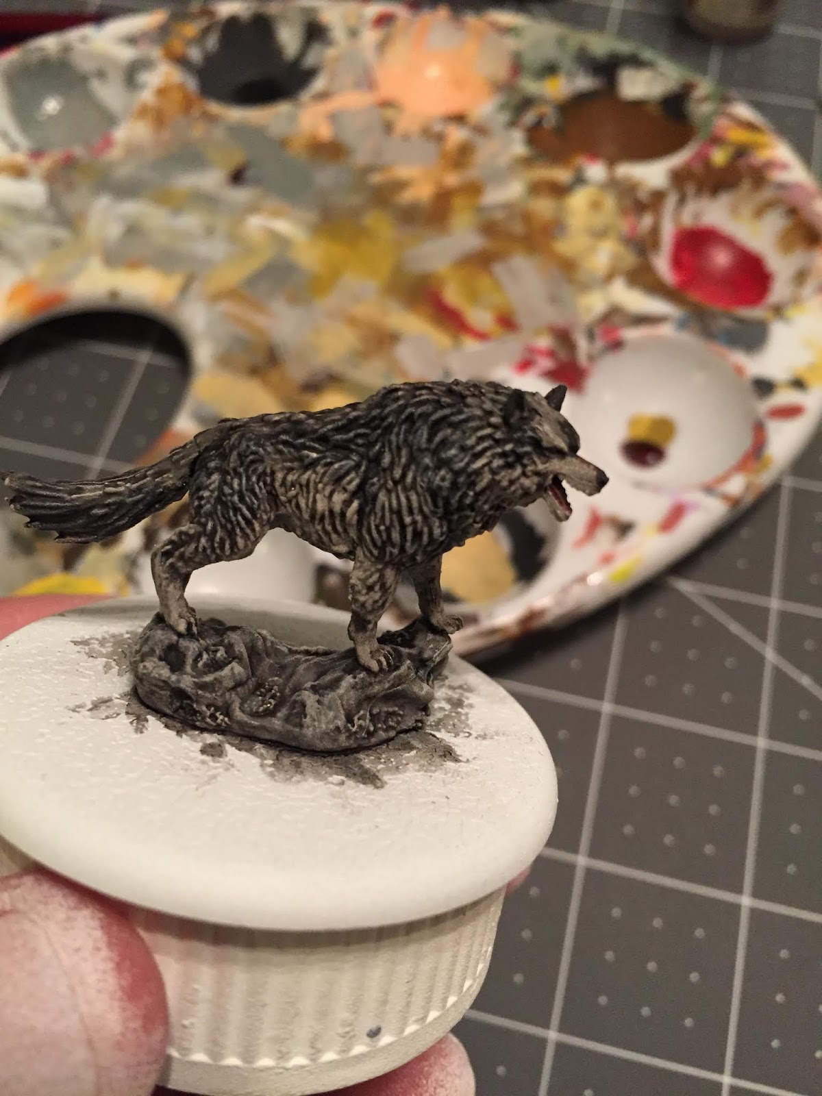 Painting Poorly: A Song of Ice and Fire - Grey Wind