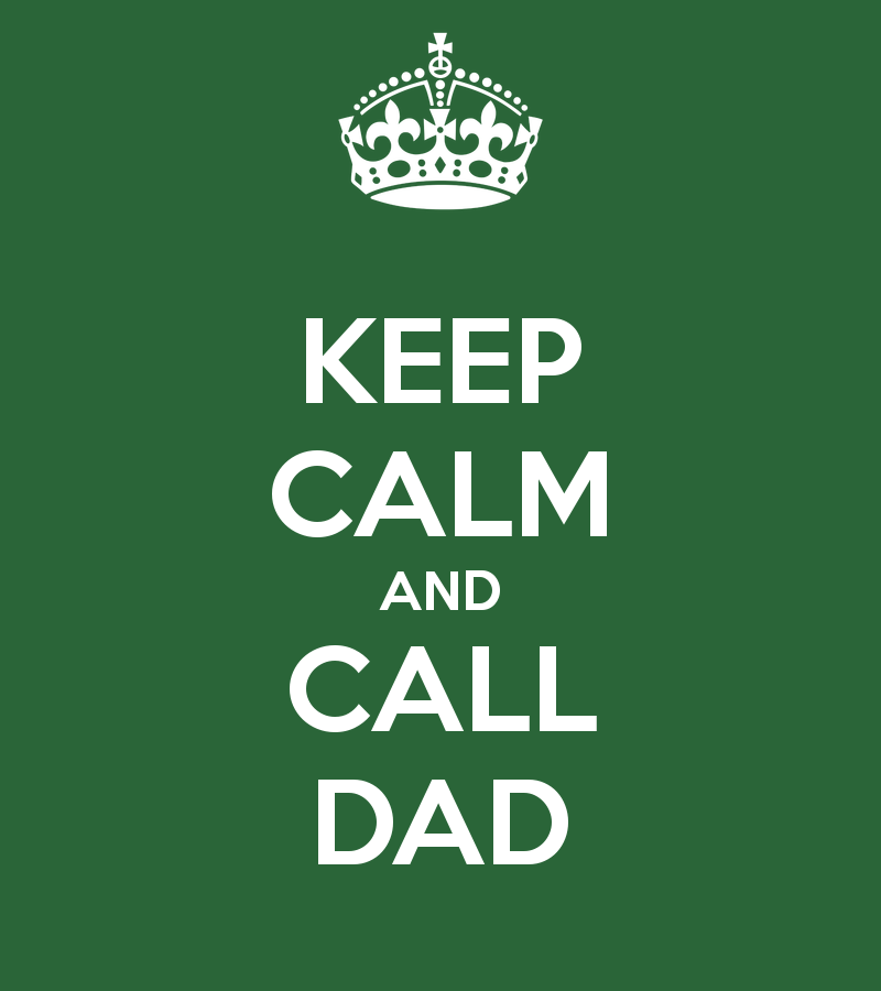 Extraordinary Life Of An Xtraordinarymom: Call Dad on Father's Day