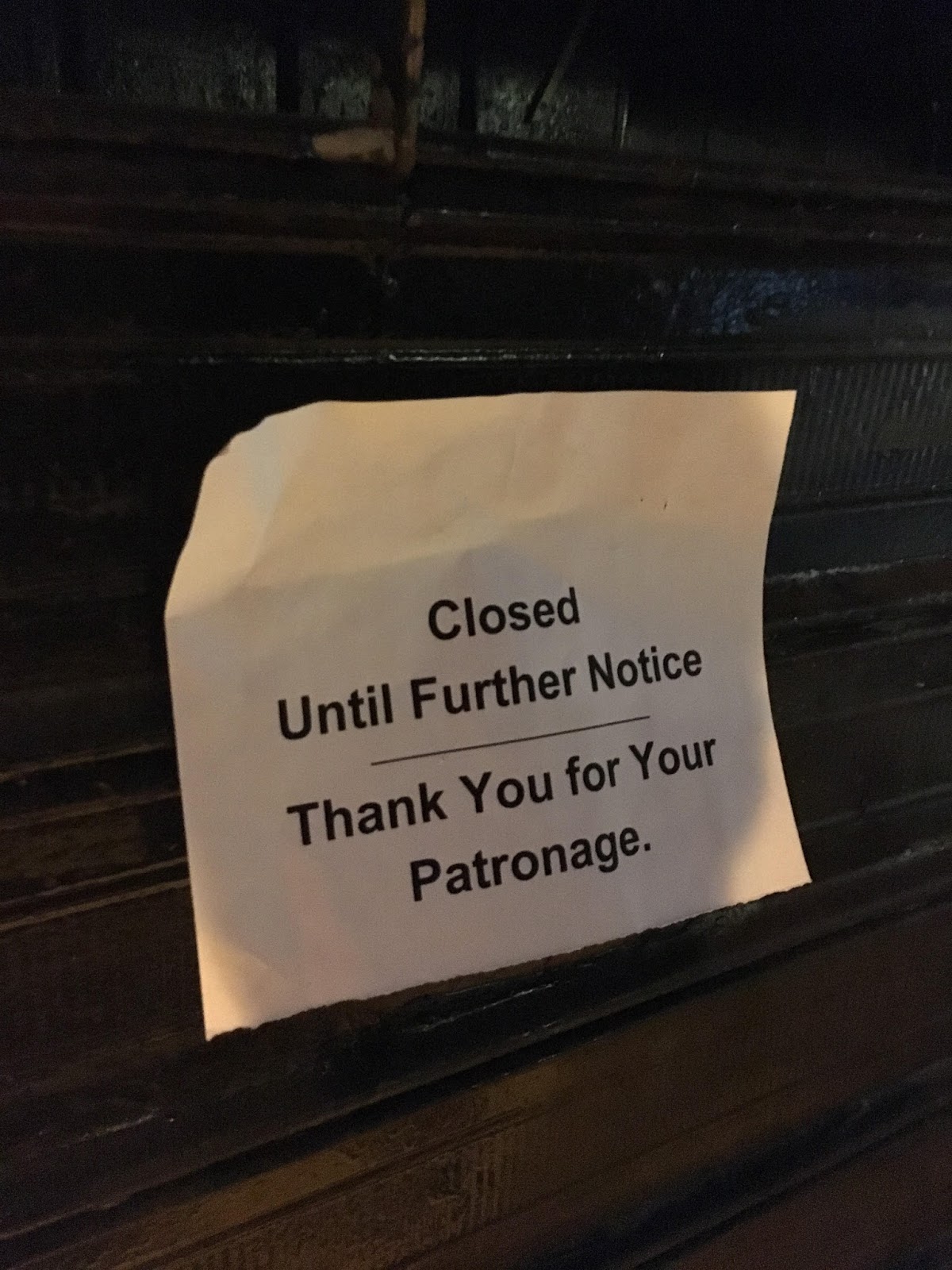 EV Grieve: No Malice Palace is closed again