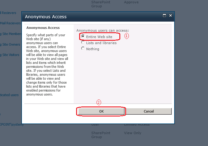 SharePoint Blog: Enable Anonymous Access at Site Collection in SharePoint 2010