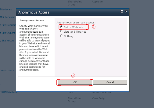 SharePoint Blog: Enable Anonymous Access at Site Collection in SharePoint 2010