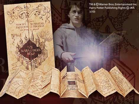 Acero y Magia: Mapa Merodeador Harry Potter