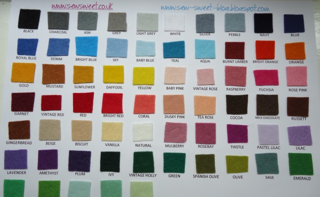 A Playful Stitch: Free Felt Swatch Card!