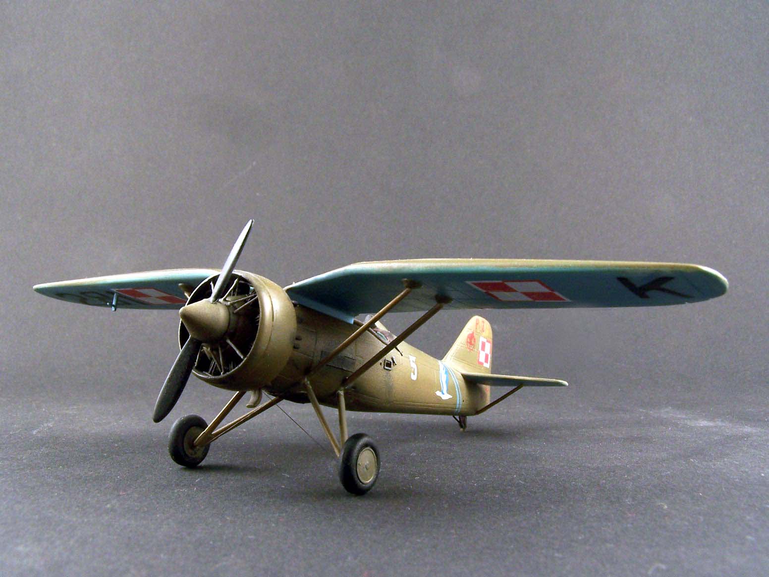 Modele z Szachownicą: PZL P.7a (2003 rok Wrzesień '39 # 1)