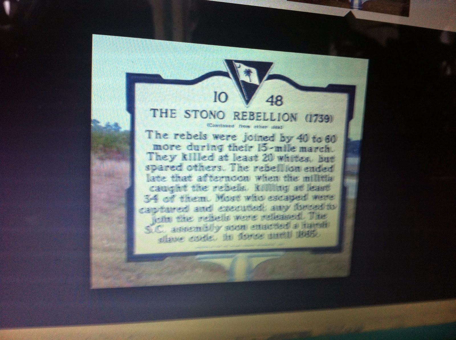 THE BLACK SOCIAL HISTORY:: BLACK SOCIAL HISTORY : 1739 STONO REBELLION ...