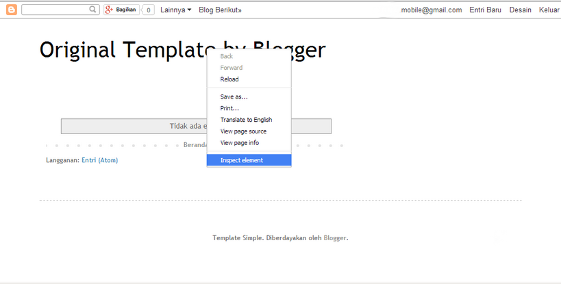 Langkah Mudah Pasang Gambar Header di Blogger | Blogger Template Editor