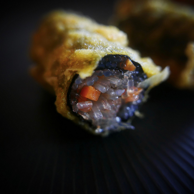 Yeux friands et Bouche bée...: Crispy gimari - Rouleaux coréens crunchy