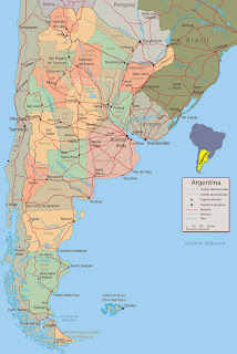 ARGENTINA - GEOGRAPHICAL MAPS OF ARGENTINA