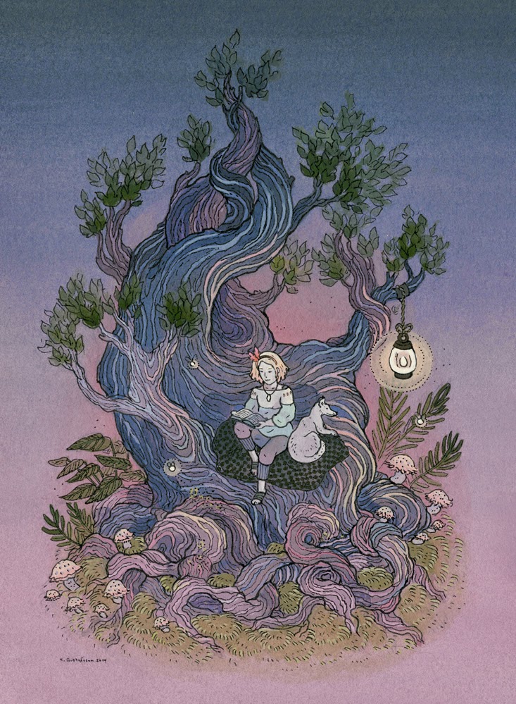 nimasprout - Art by Nicole Gustafsson: Grace and Ritual: Hidden at iam8bit