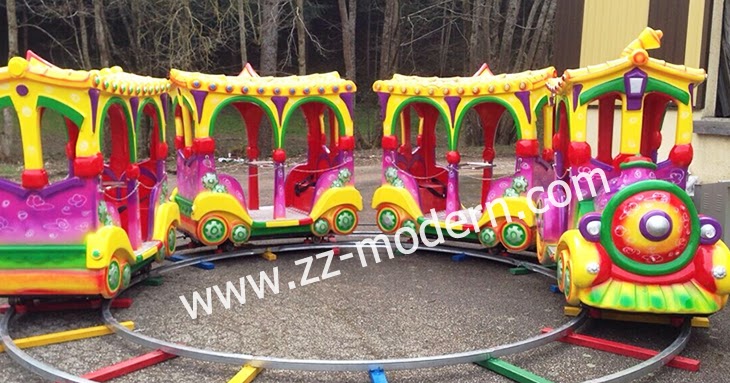 Amusement park ride manufacturers: Train rides mini track train for kids