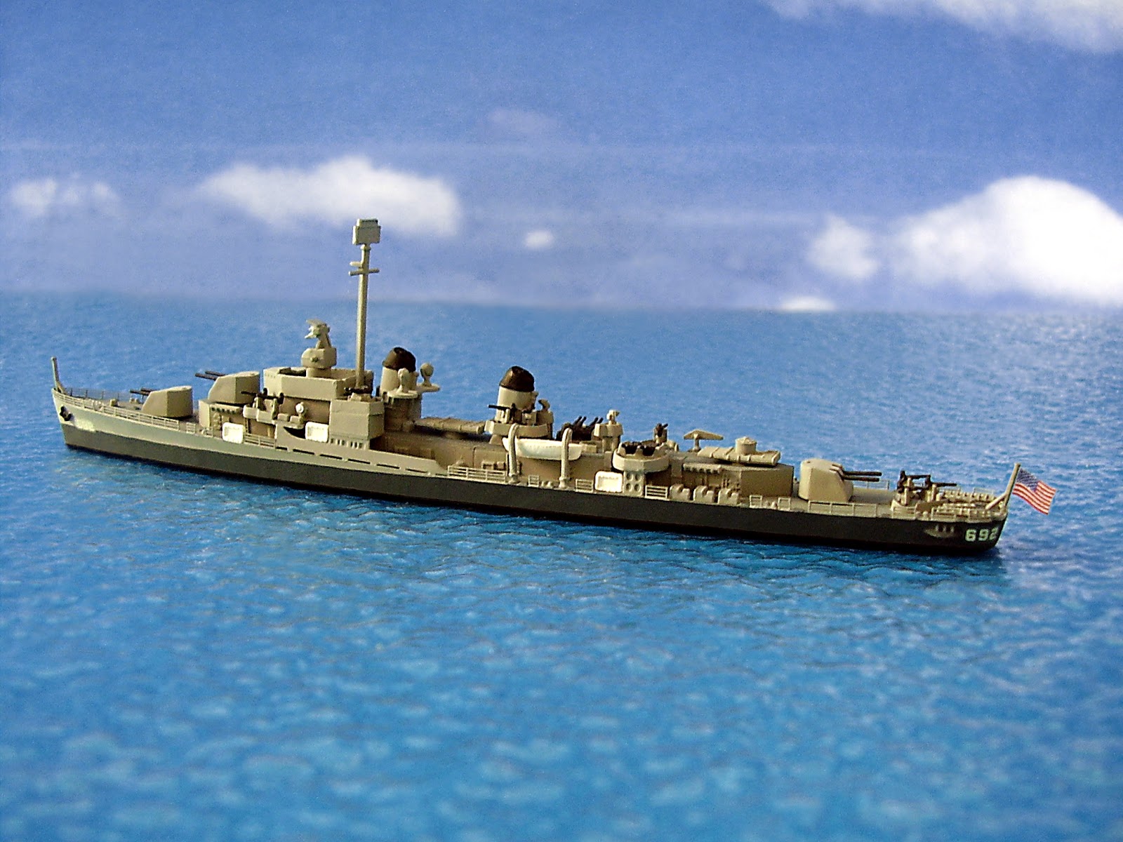 MODELISMO NAVAL DE JOHNNY CHARLIE: Destructor de EE.UU. "USS ALLEN M ...