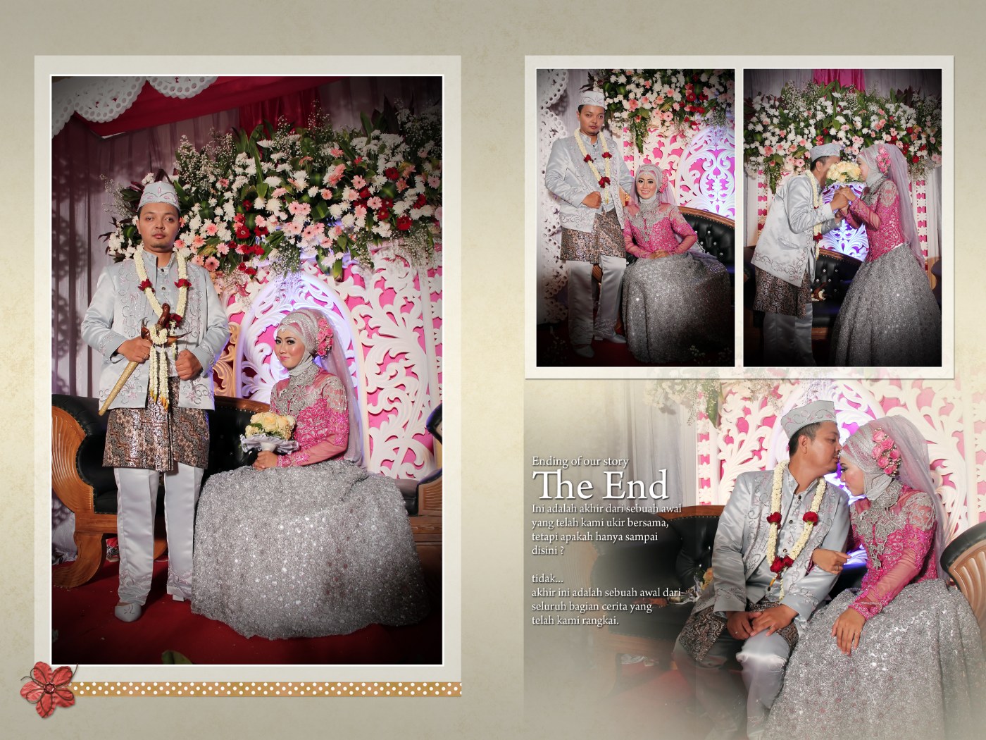 Contoh Photo Kolase Album Pernikahan Sederhana ~ Editing Album Wedding ...