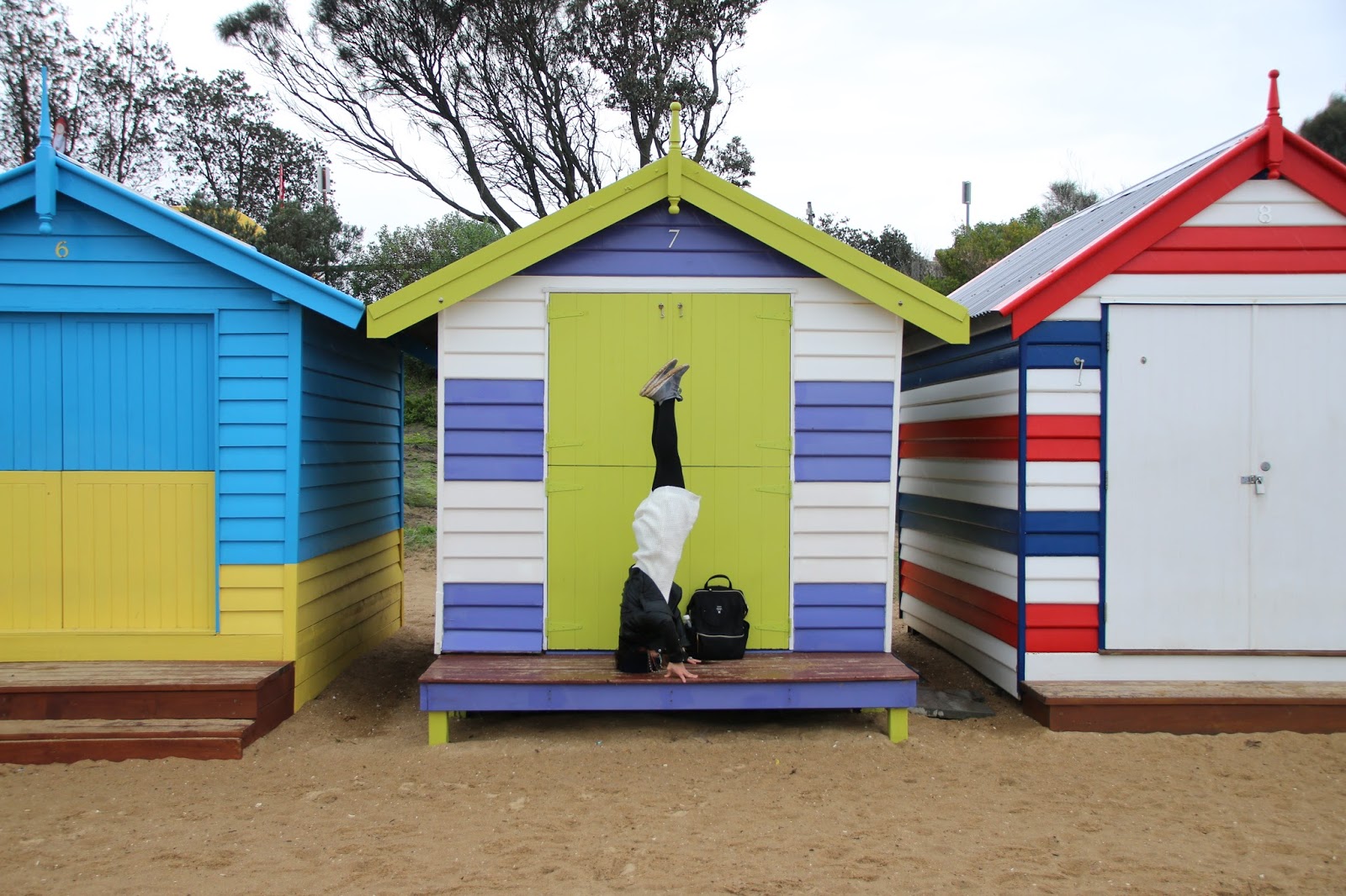 nadine: Brighton bathing boxes