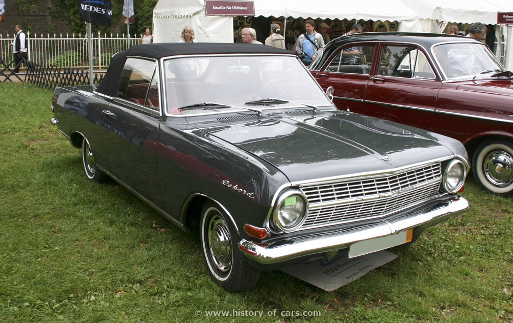 Opel Rekord A & B: Opel Rekord A Cabriolet - body by Deutsch