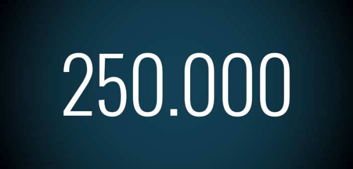 Flores, Cores e Amores: 250.000!!!