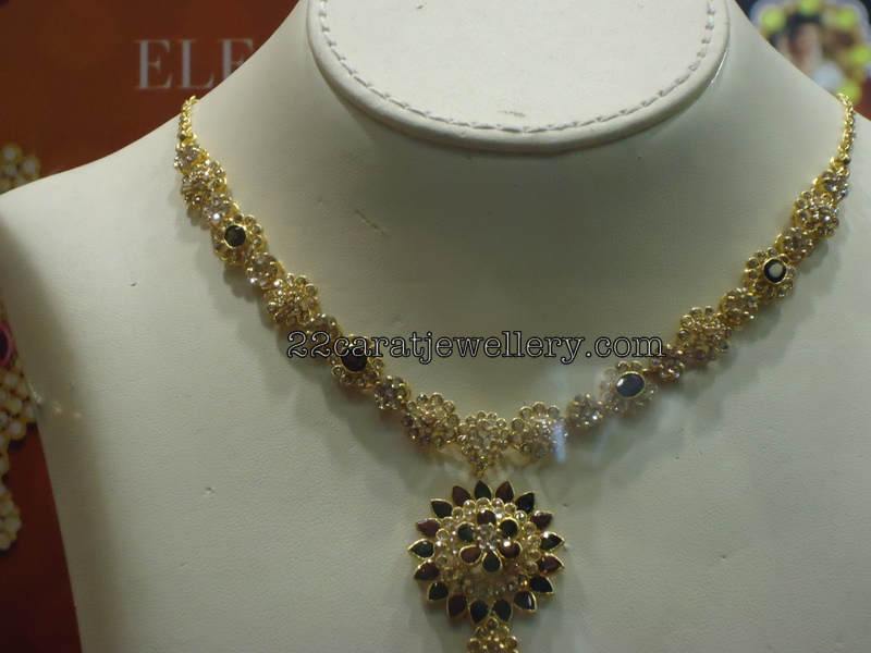 Uncut Diamond Necklaces - Jewellery Designs