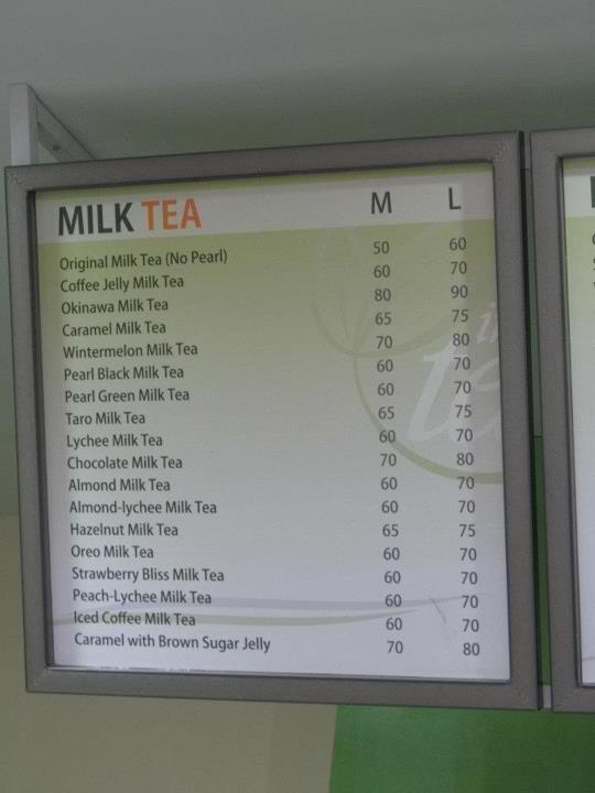 infinitea: Infinitea Menu
