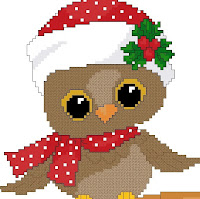 X-Stitch Magic: Christmas Owls