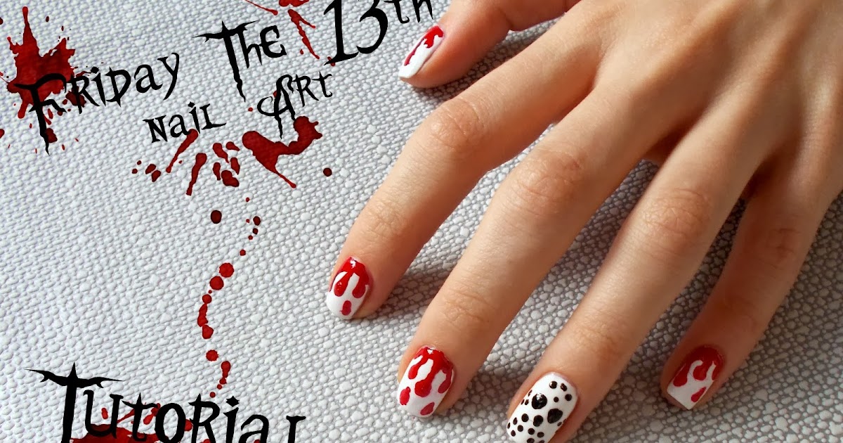 Friday the 13th Nail Art + Tutorial - Mroofa