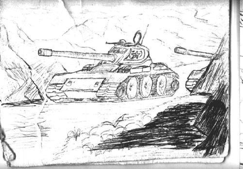 My Graphic Warehouse: Tank Sketch