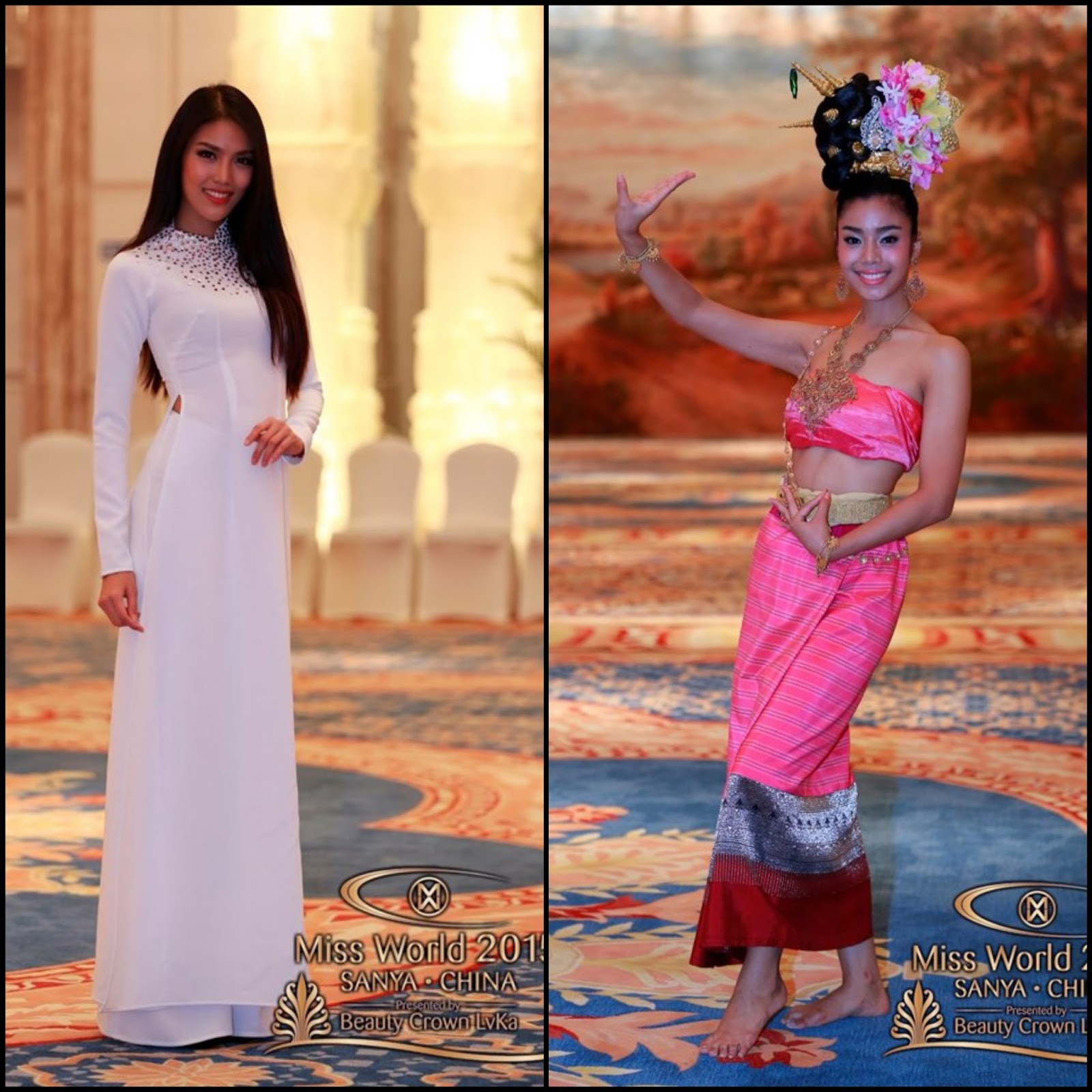 SASHES AND TIARAS.....Miss World 2015 National Costumes Highlights ...