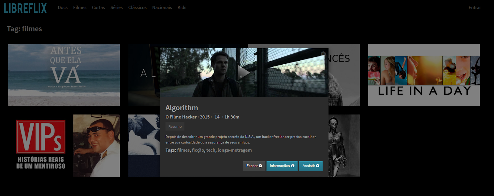 Libreflix - Netflix Gratuito (não com tanto conteúdo) - ITO - NETthings