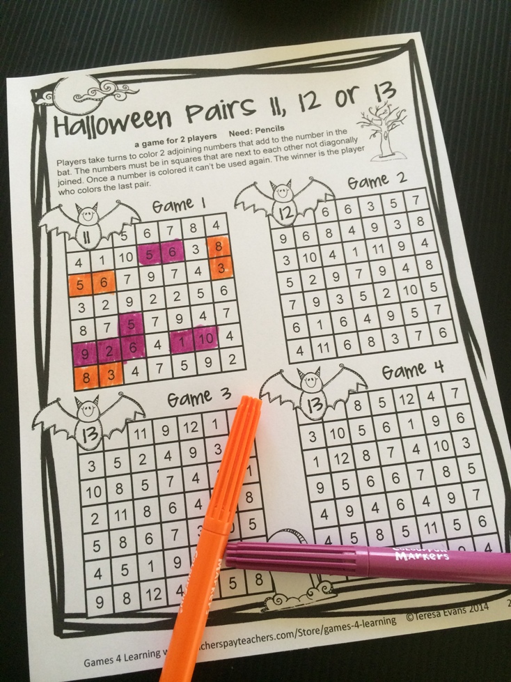 Fun Games 4 Learning: Halloween Math Fun!