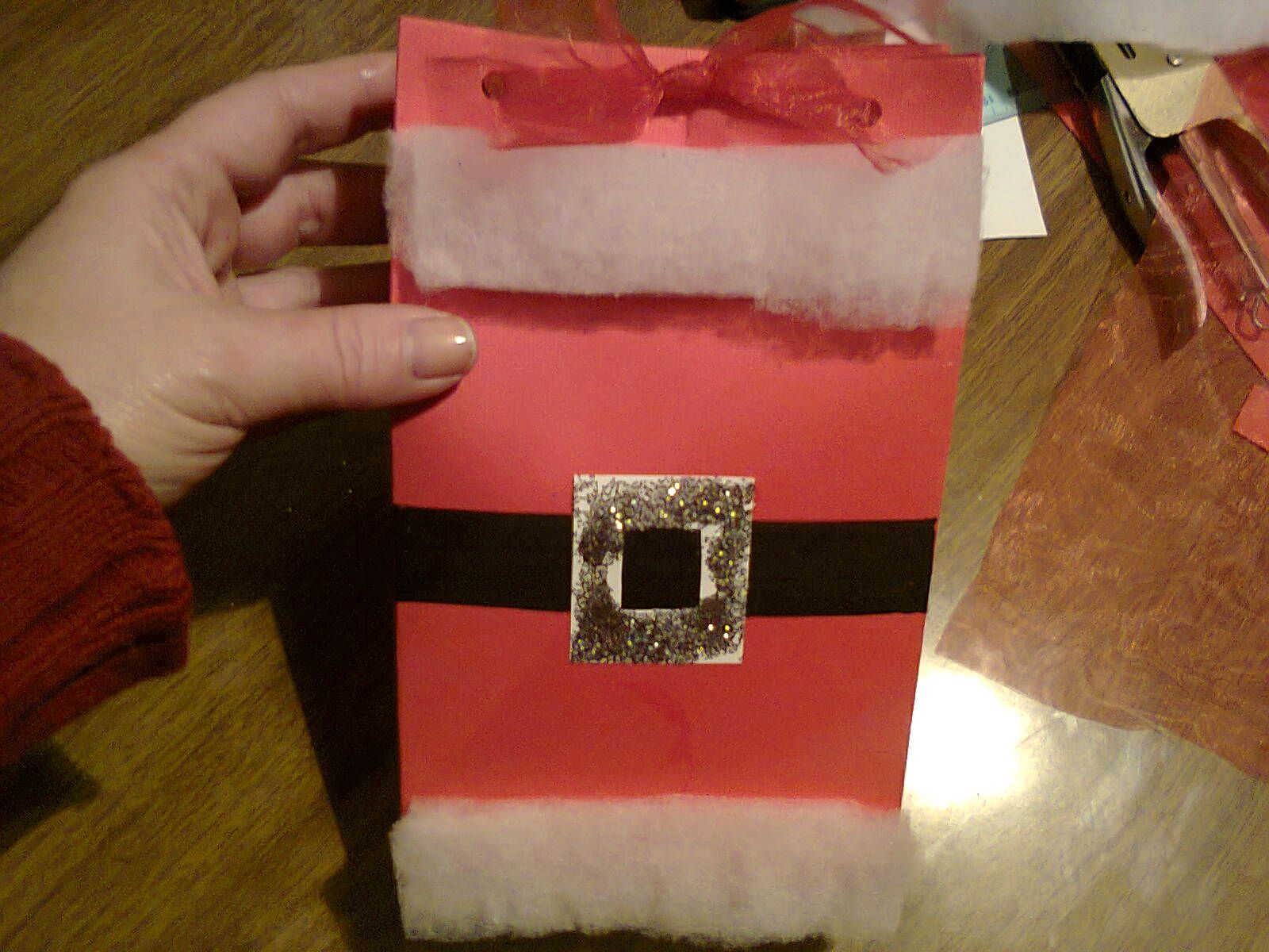 Mojih 40+...: KAKO NAPRAVITI NOVOGODIŠNJE UKRASNE KESE