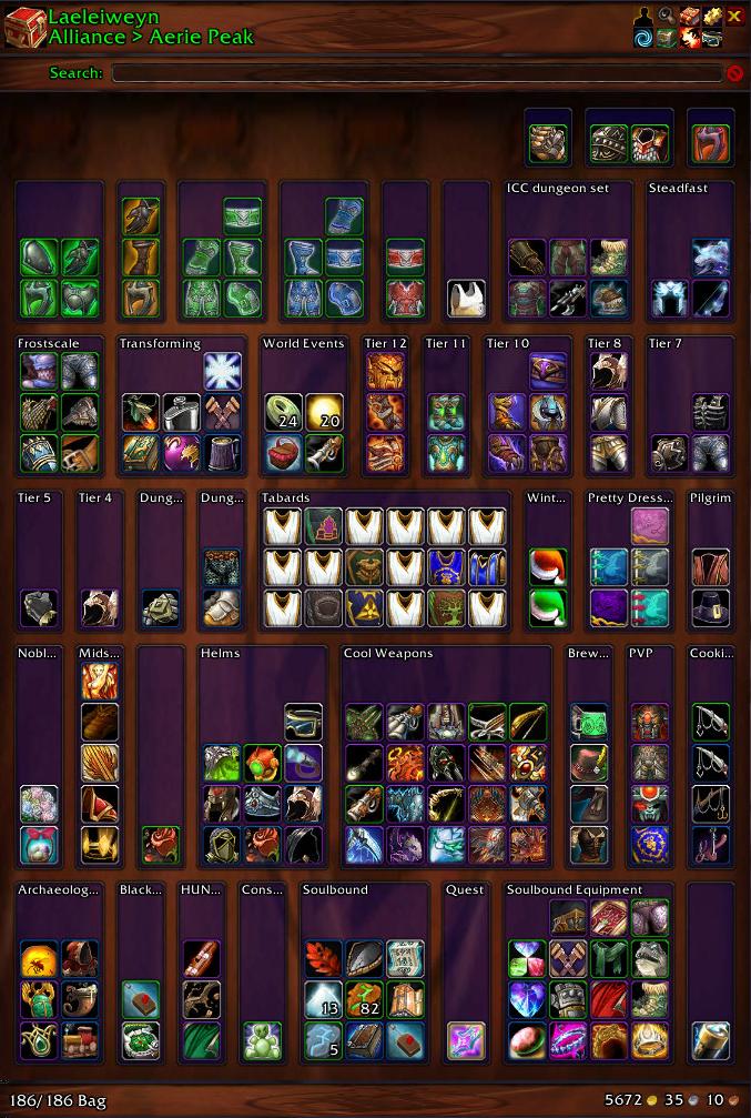 World of Lae: Spring Cleaning with ArkInventory