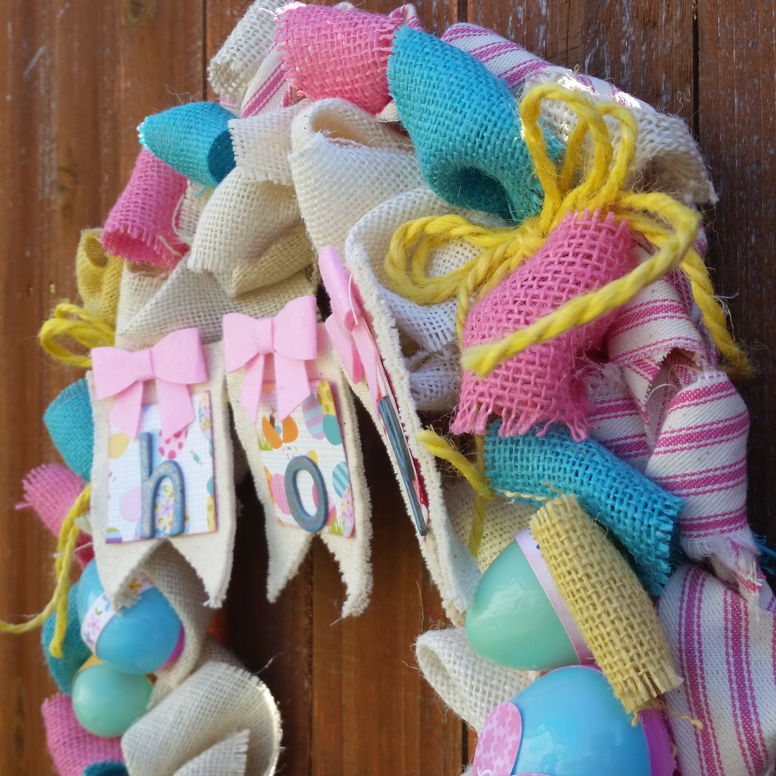 Burlap Easter Wreath with Video Tutorial - Deflecto