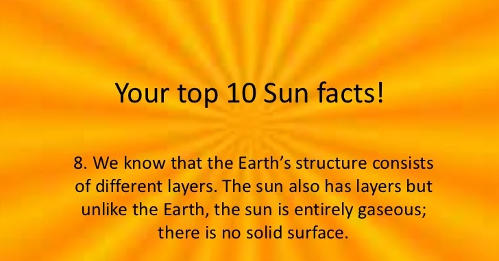 Mrs \ Souzan Gubr Let's learn science : TOP 10 SUN FACTS