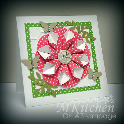 On A Stampage...: Technique Time Tuesday: Dahlia Fold Challenge