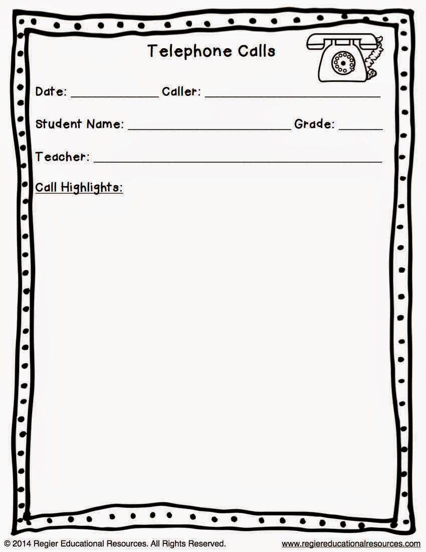 Classroom Freebies Too: Parent Communication Templates FREEBIE!