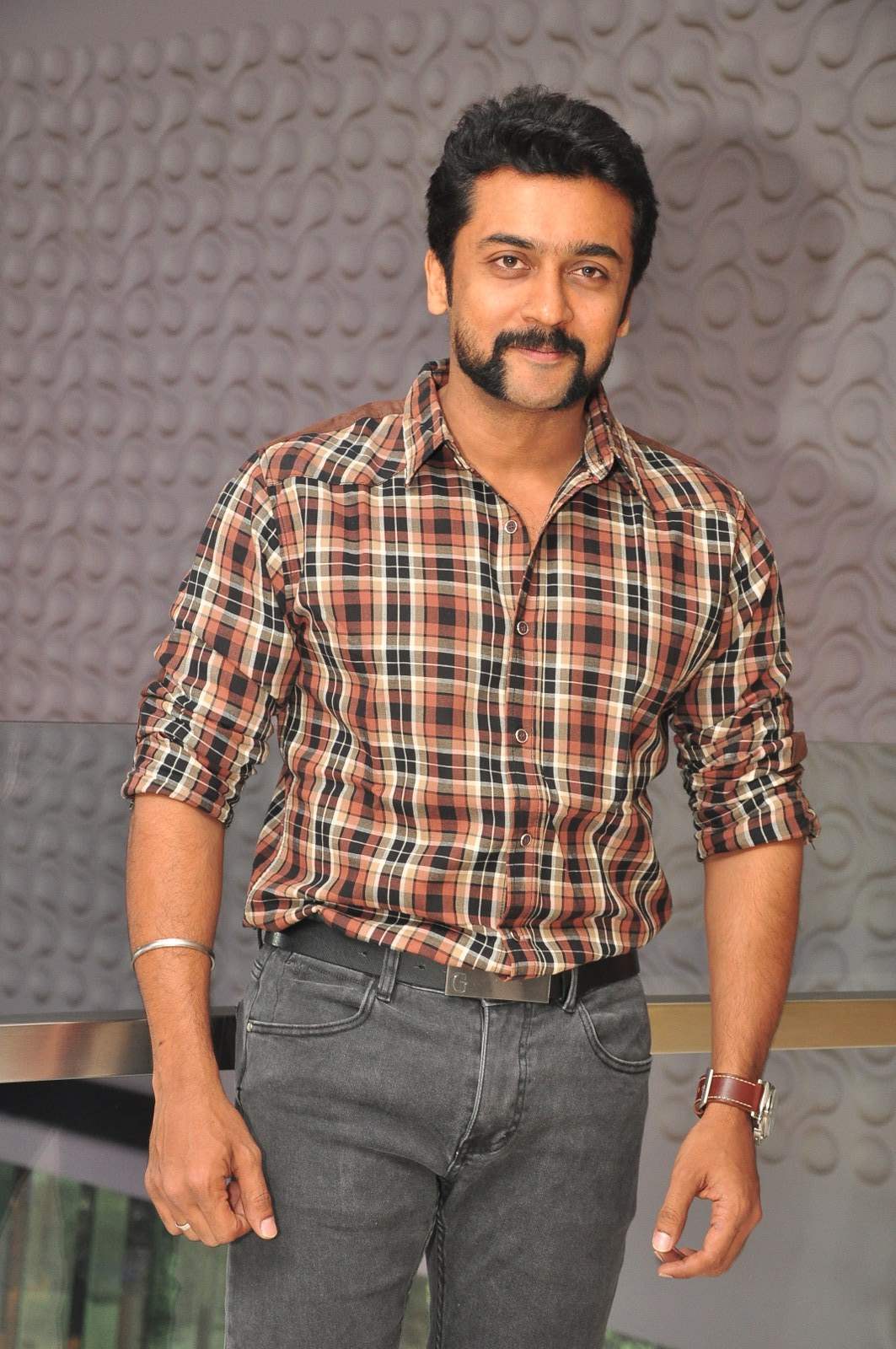 Suriya Latest Singam Style Mustache PhotoShoot Images At 24 Movie ...