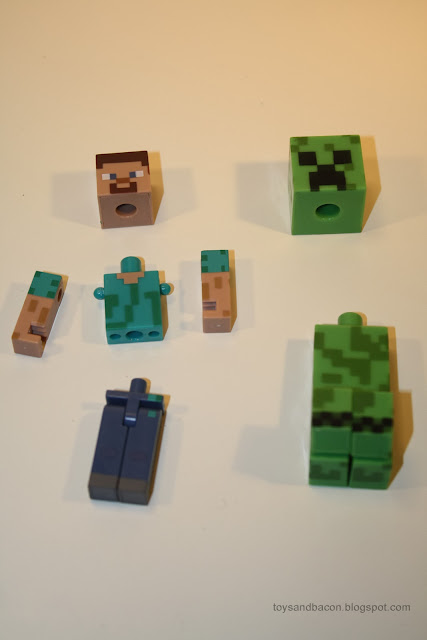 Toys and Bacon: Minecraft Action Figures - A review...?