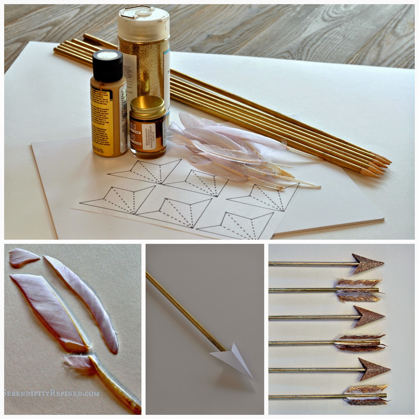 Serendipity Refined Blog: DIY Valentine's Day Decor: Cupid Arrows and ...