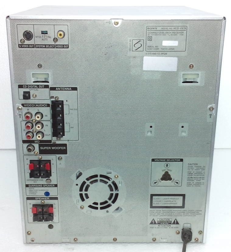BARANG BARANG ELEKTRIK TERPAKAI DAN RARE: Hifi SONY Model MHC-VX7