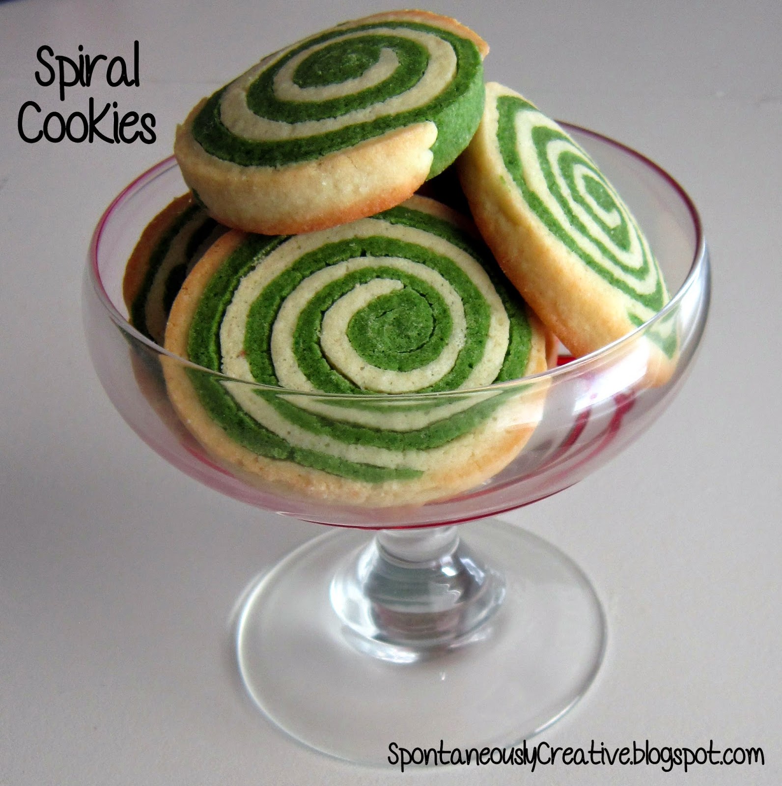 Spontaneously Creative: Spiral Cookies