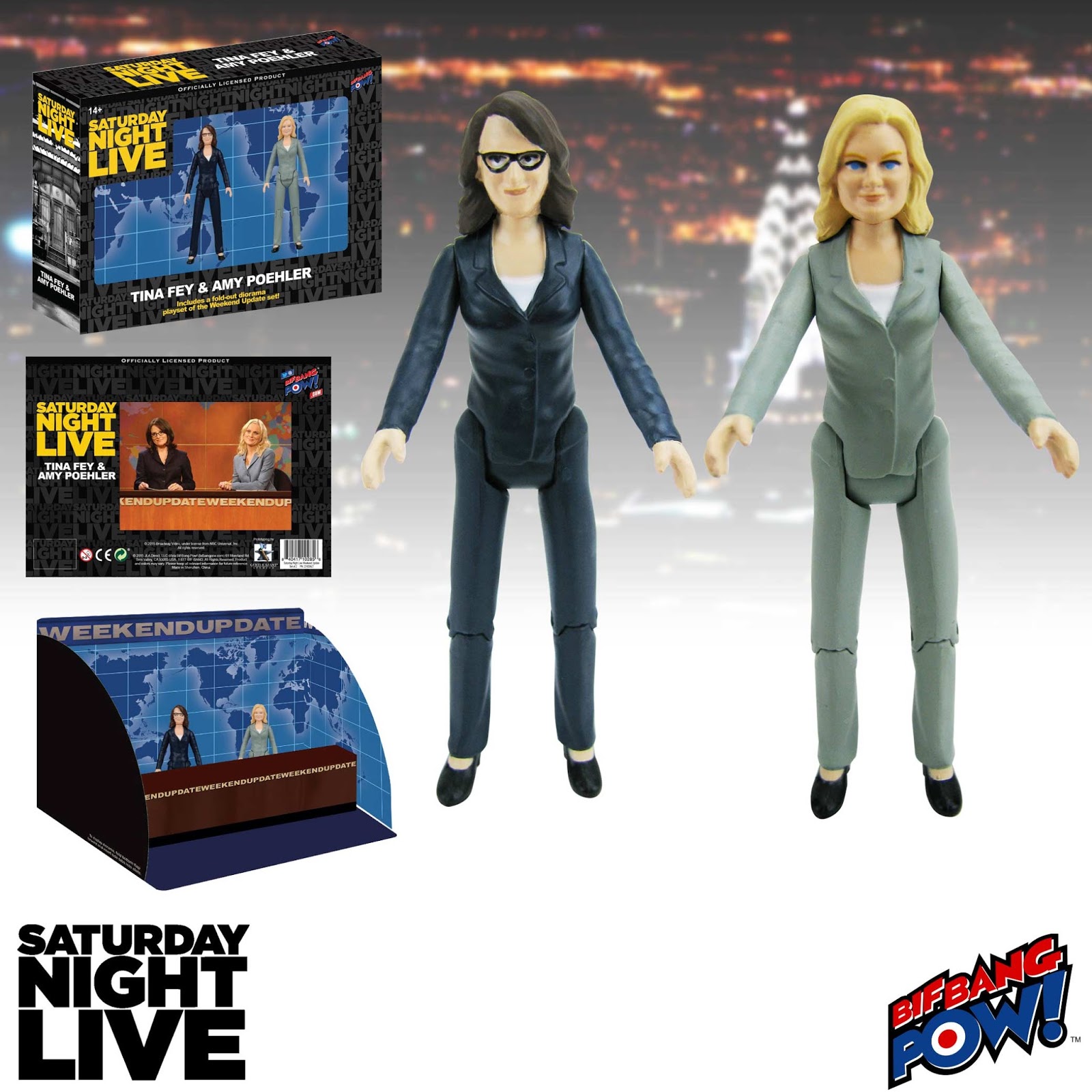 Amy Poehler and Tina Fey Return as SNL Weekend Update Action Figures