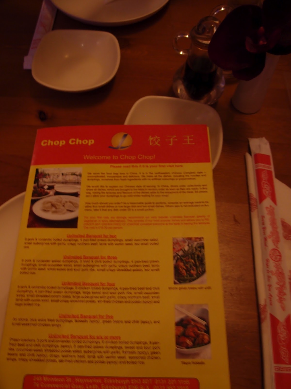 Beck's Modern Life: Chop Chop Chinese